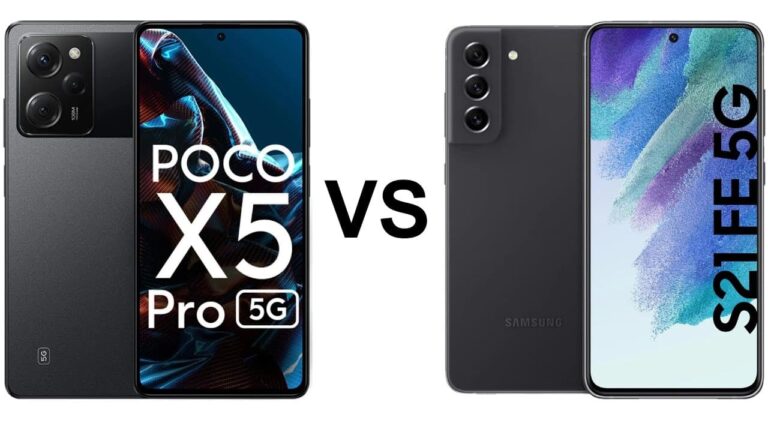 مقایسه گوشی پوکو X5 پرو با S21 Fe؛ تقابل Poco و سامسونگ