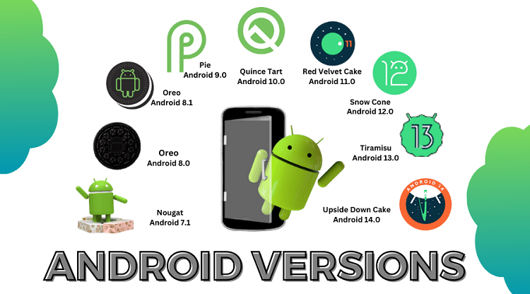 نسخه های اندروید؛ تاریخچه اسامی + بهترین انواع نسخه اندروید
