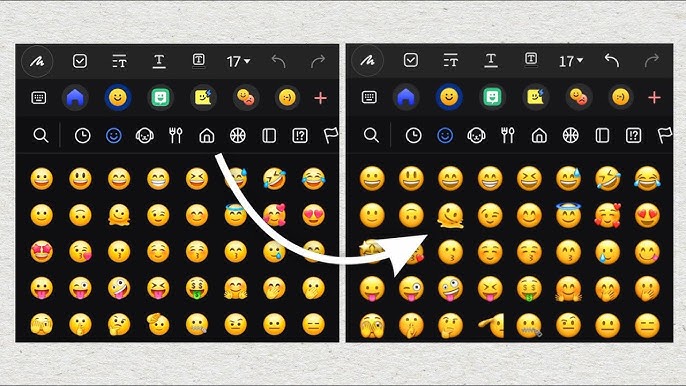 تبدیل ایموجی سامسونگ به ایفون با zfont - تکفای